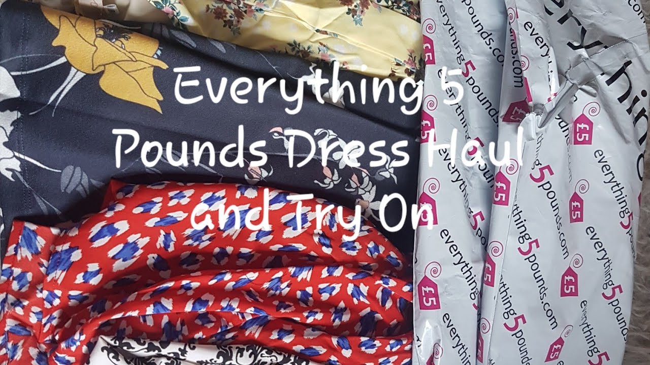 Everything 5 Pounds | Dress Haul and Try On | £2.50 Sale | Affordable ...