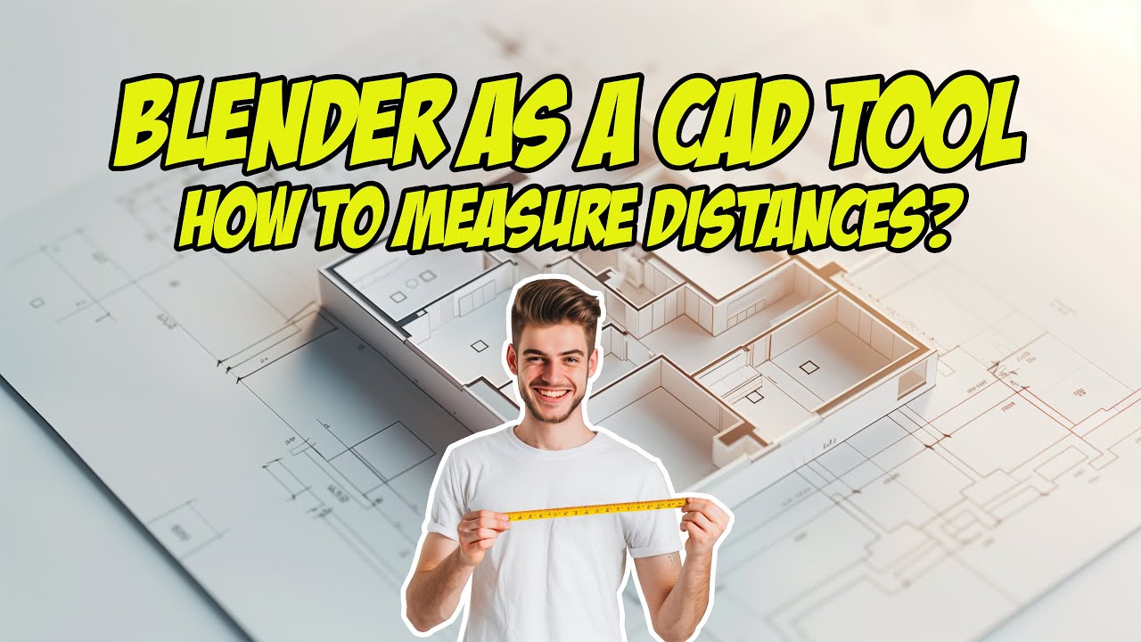 Blender as a CAD tool: How to measure distances? - YouTube