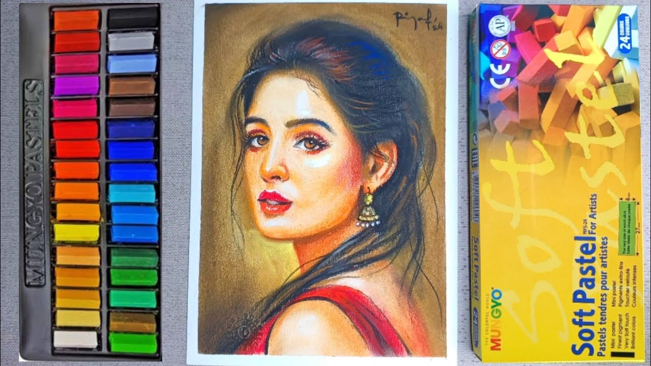 How to use soft Pastel | SOFT Pastel Portrait - YouTube
