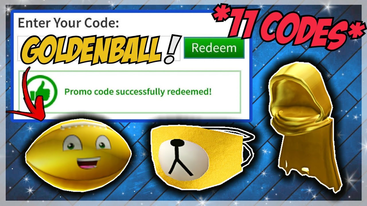 ALL *11 CODES!?* ROBLOX NEW PROMO CODES AND FREE ITEMS 2022 January ...
