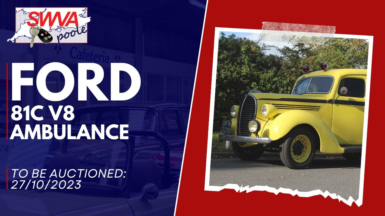Lot 57 Ford 81C V8 Ambulance 1939 | SWVA 27th October 2023 Autumn ...