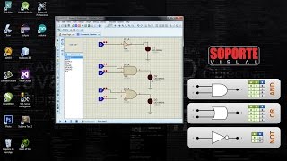 Compuertas lógicas NAND - NOR - XOR - XNOR en Proteus | Doovi