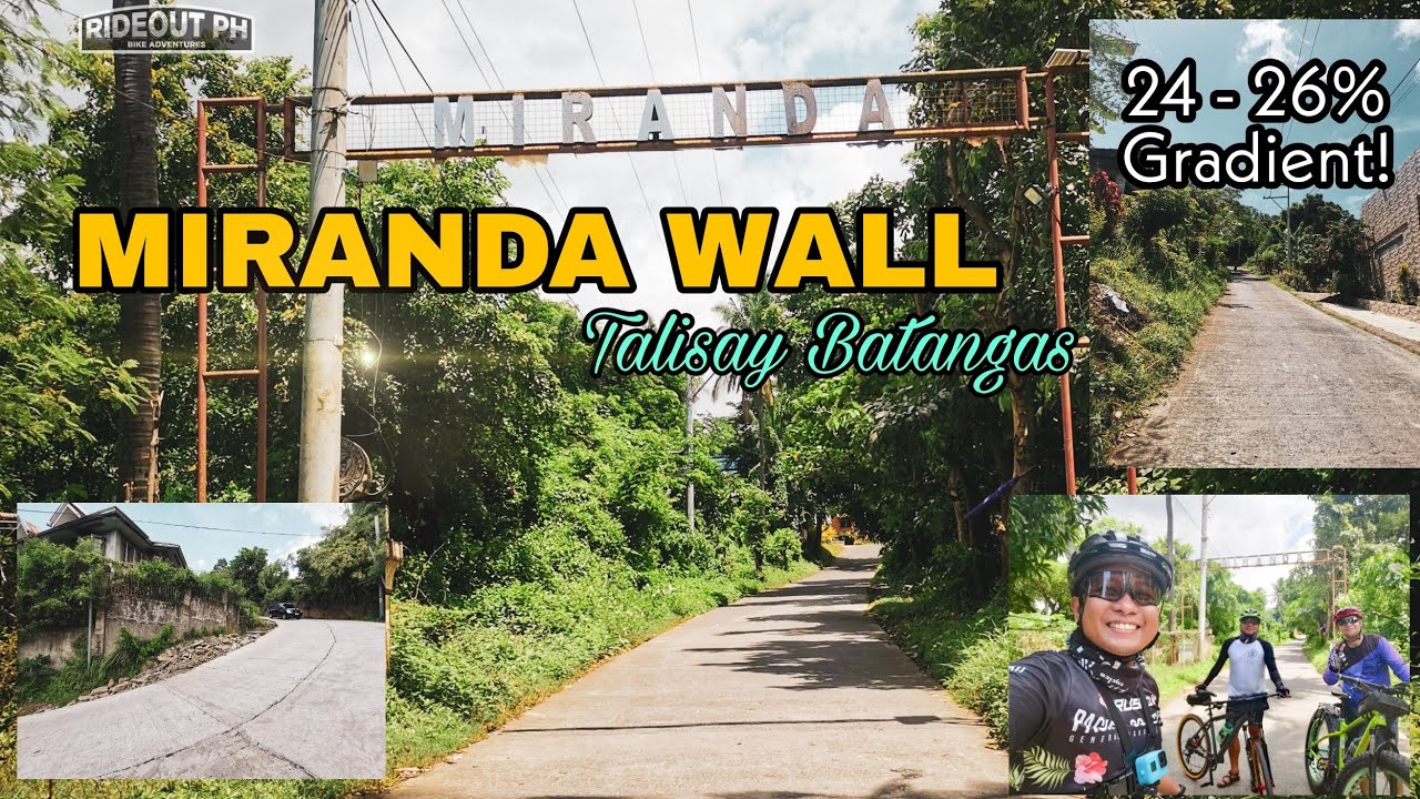 MIRANDA WALL | Isa pang challenging AHON sa Talisay Batangas - YouTube