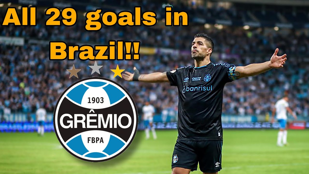 ALL SUÁREZ GOALS FOR GRÊMIO!!🥶🔥 (Best player in the Brazilian league ...