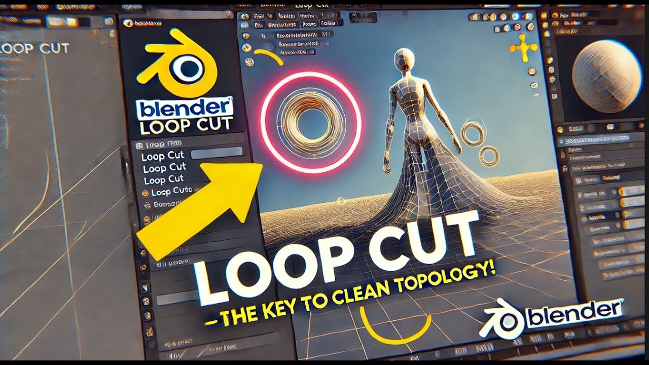 10- Blender 2.8 Loop Cut – The Key to Clean Topology! - YouTube
