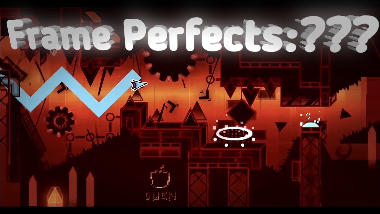 FLAMEWALL with Frame Perfect Counter - Geometry Dash - YouTube