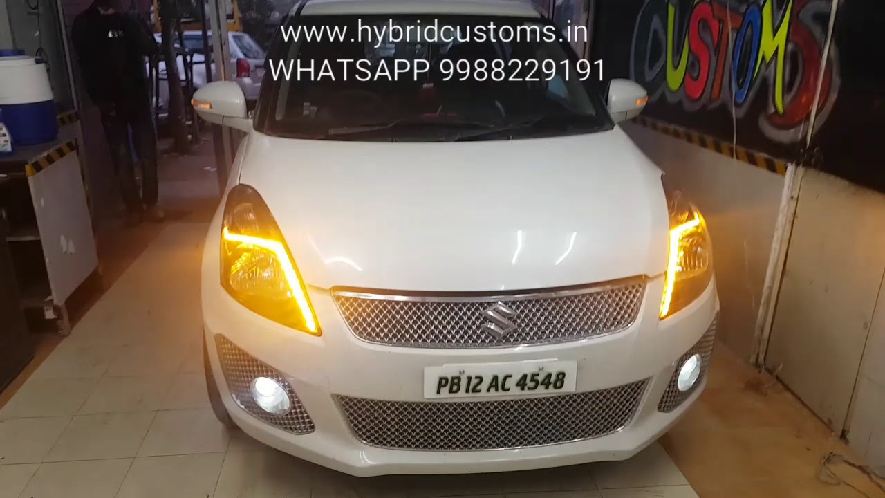 Swift Daytime Running lights DRL Matrix - YouTube