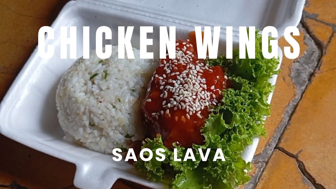PEMBUATAN CHICKEN WINGS SAOS LAVA!!! - YouTube