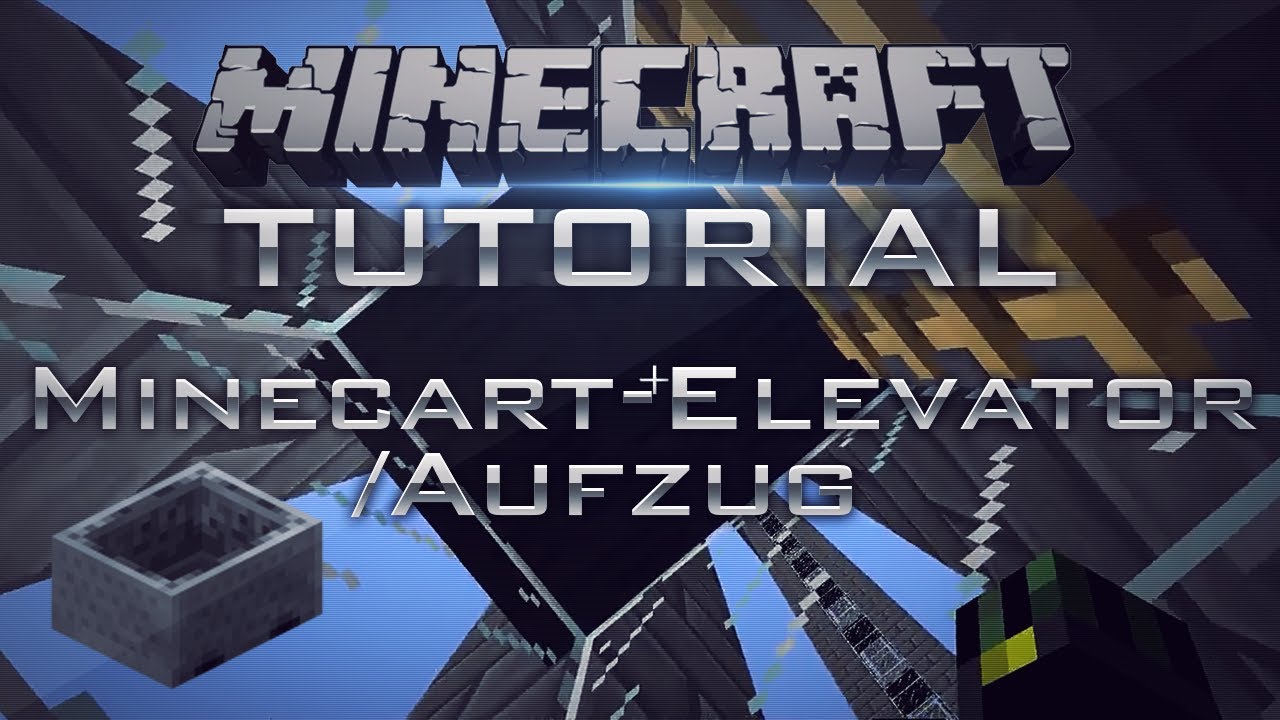 Minecraft - Minecart-Elevator/Aufzug - Tutorial 1.11 - YouTube