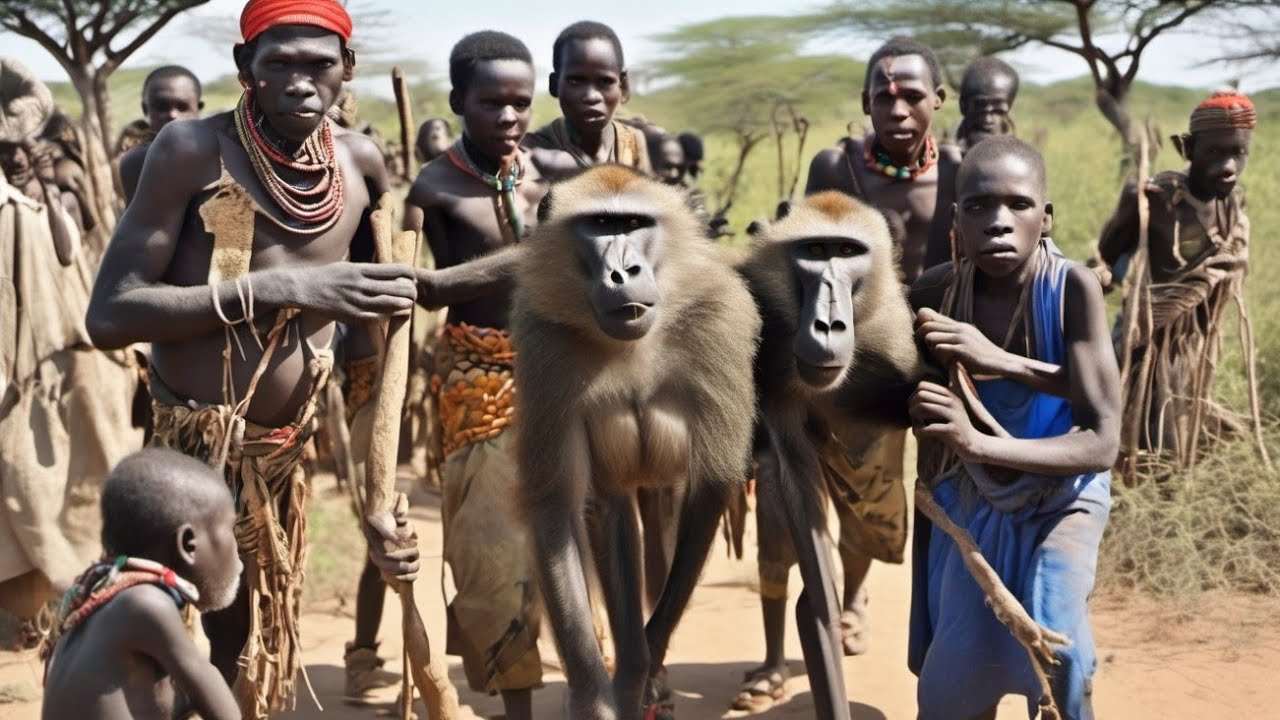 Baboon Meat Hunting with Hadzabe the REAL Survival Experts - YouTube