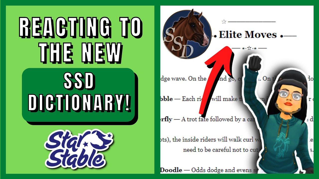 Star Stable Dressage's NEW DICTIONARY! 📖 Star Stable Online - YouTube