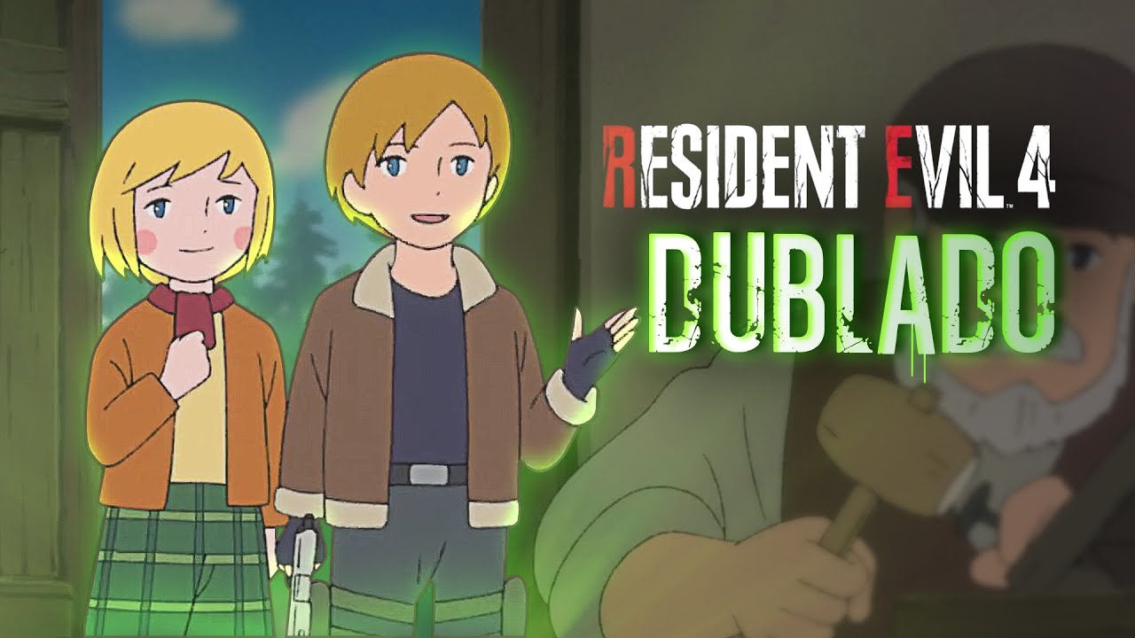 Anime de RE4 Remake! Comercial de Resident Evil 4 dublado em português ...