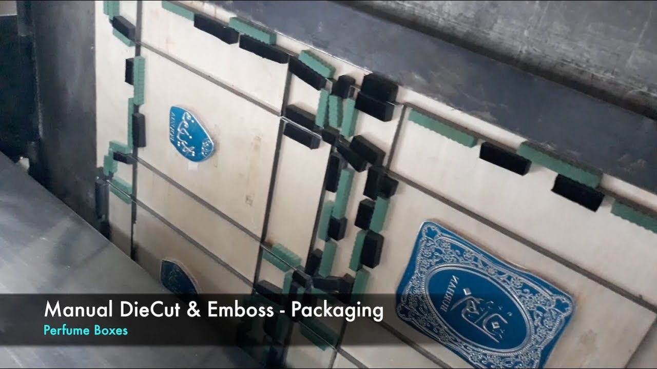 DieCut & Emboss - Packaging Box - YouTube