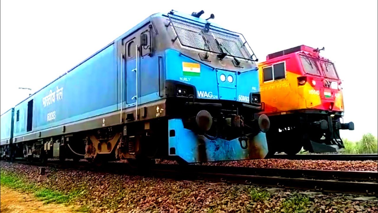 High Speed Perfect Crossing Trains। Diesel Trains & Electric Trains ...