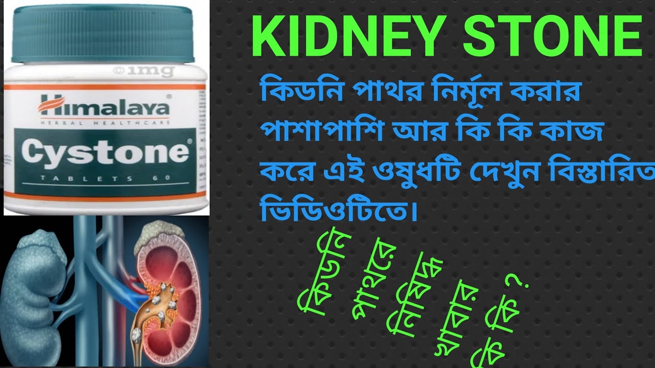 Cystone tablet||Use|Dose|Side effects in Bengali||কিডনির পাথর বার করে ...