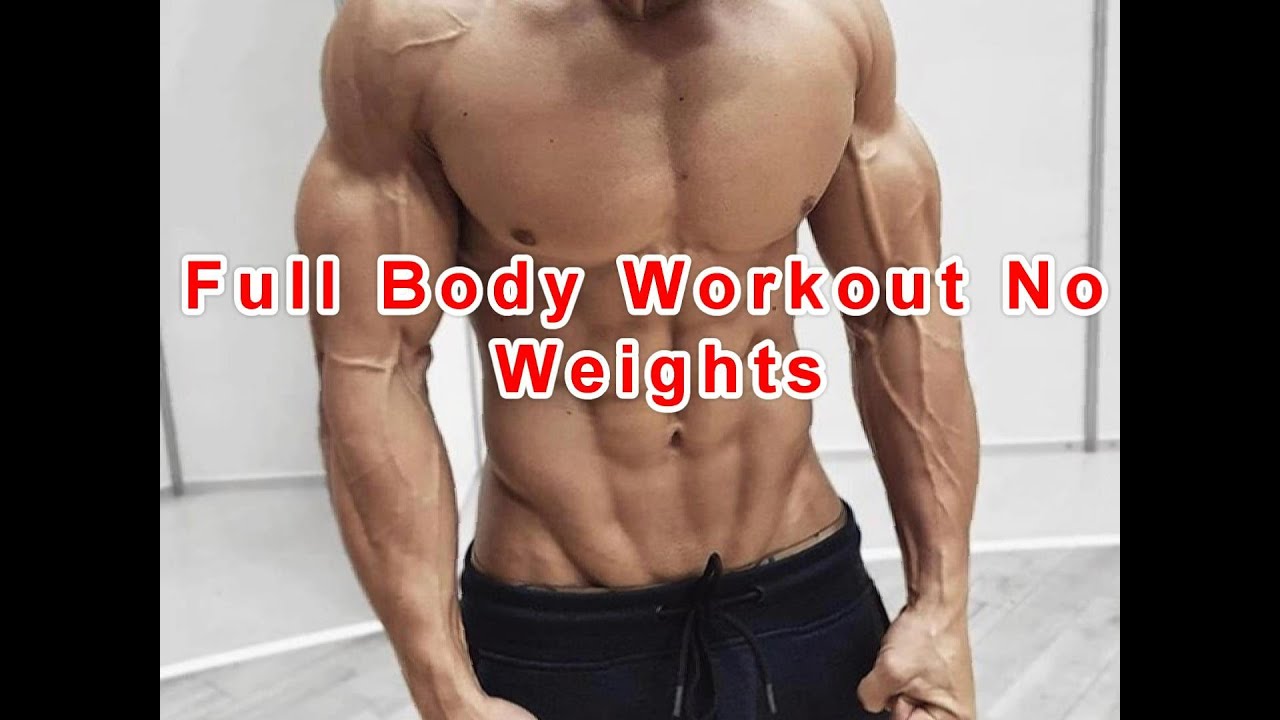 7 Full Body Workout No Weights - YouTube