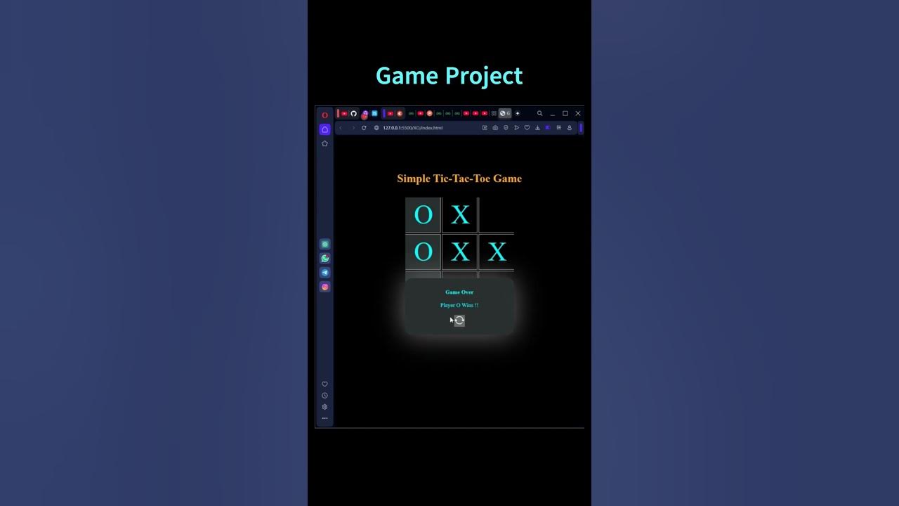 Create A Tic Tac Toe Game Using Html Css And Js Games Javascript