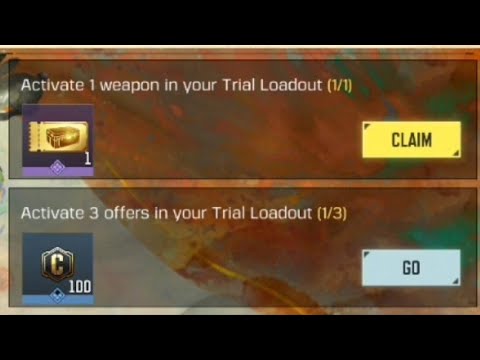 Activate 1 Weapon In Your Trail Loadout (0/1) | How To Active Weapon In ...