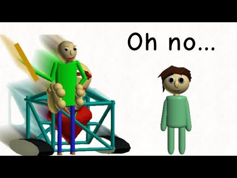 BALDI IS OP!! too much... || First prize helps baldi || Baldis basics ...
