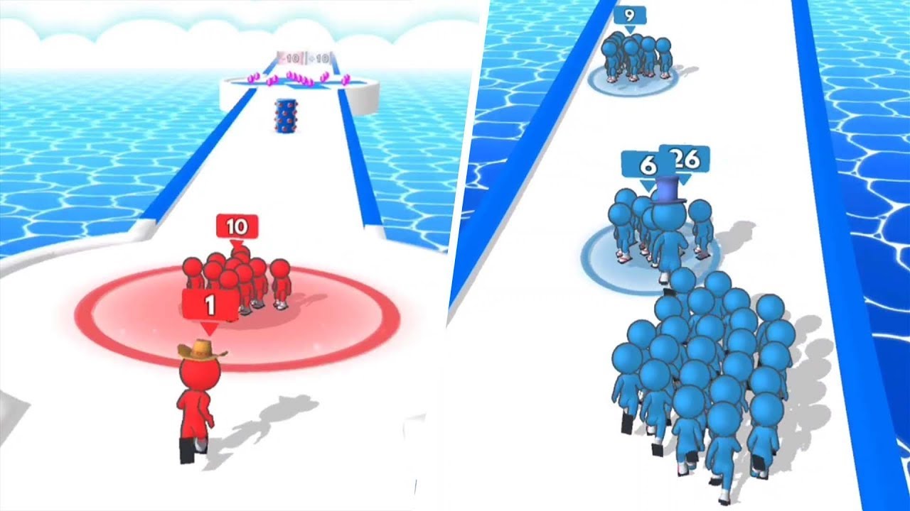 Crowd Battle 3D - Max Levels Mobile Walkthrough Trailer - Android ...