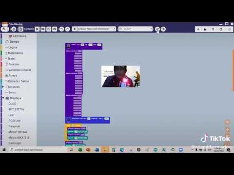 Robot A0 (Amy) programación con otto blockly - YouTube
