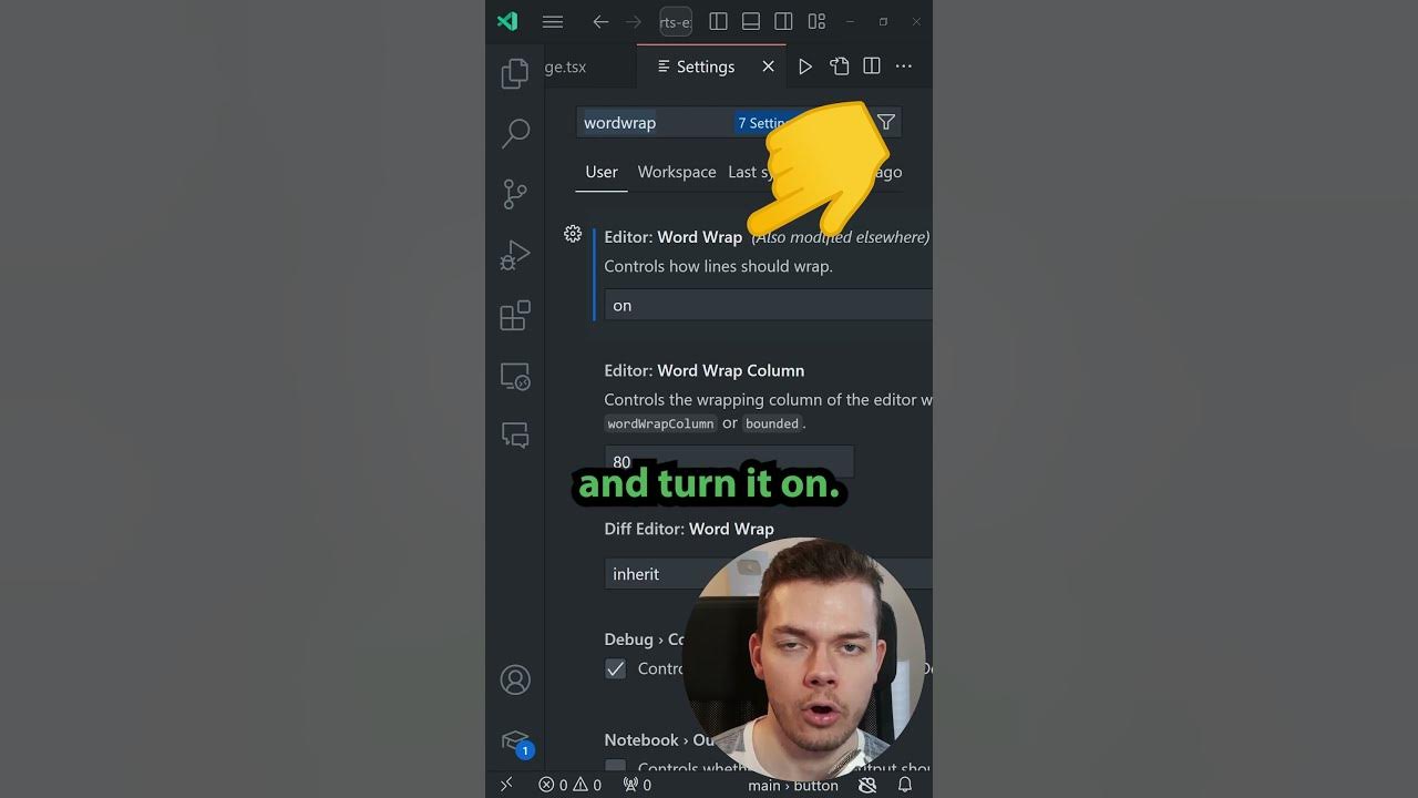 Toggle Word Wrap in VS Code 💡 #vscode #vscodetips #visualstudiocode # ...
