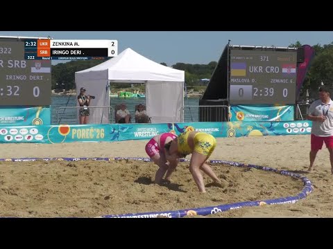 Mariia ZENKINA (UKR) vs. IRINGO DERI (SRB) • Round 1 • Women's BW +70Kg