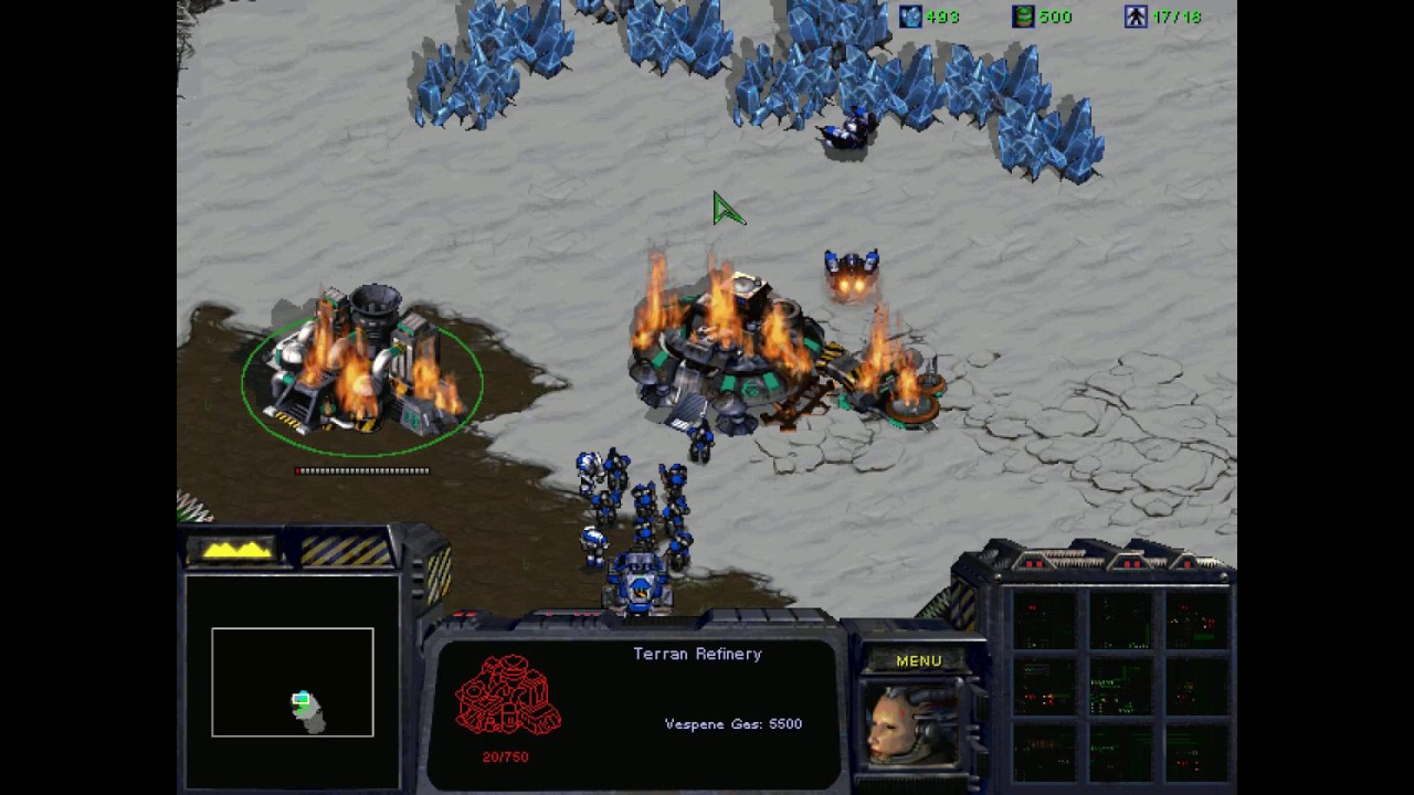 StarCraft 1: Raiders Roll Secret - Winter Warriors (Part 1) - YouTube