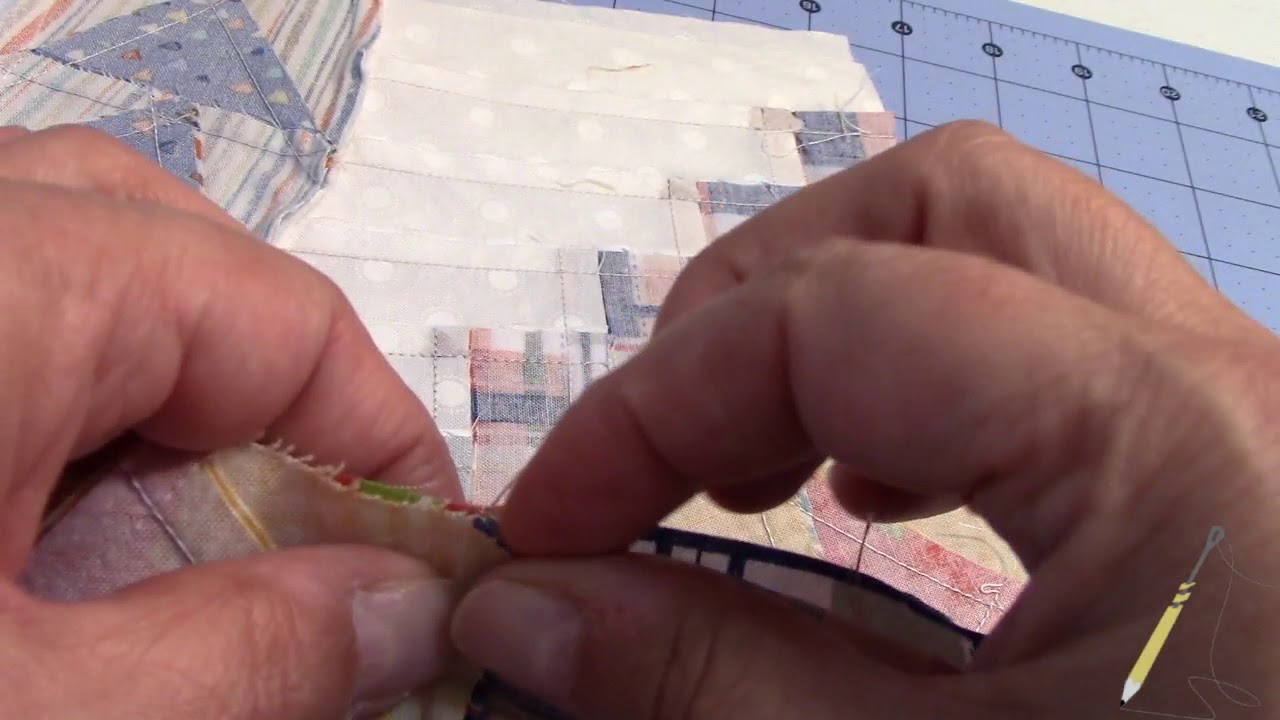 Paper Pieced Log Cabin Tutorial - Video 16 - YouTube