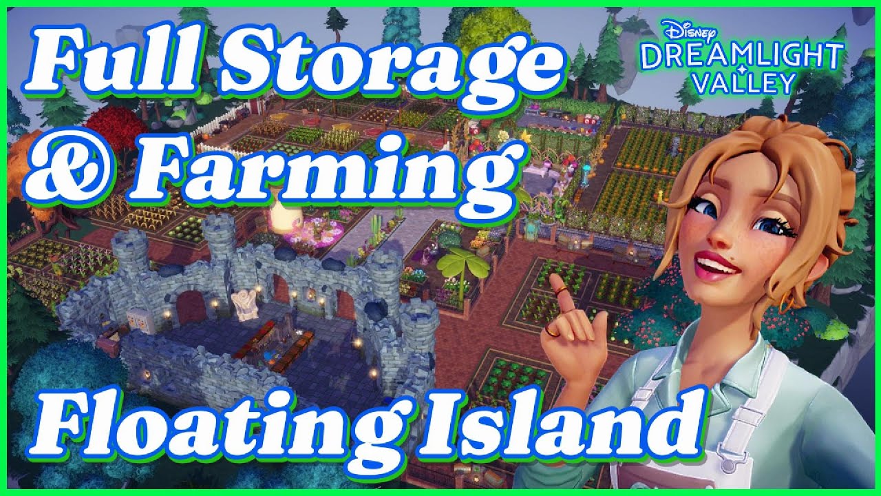 Full Farming & Storage Floating Island | Forest Floating Island ...