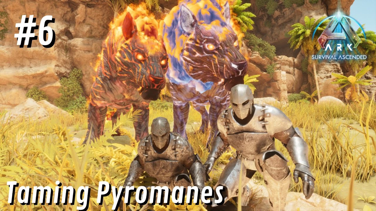 Taming d'un Duo Incroyable de Pyromanes Ark Survival Ascended. - YouTube