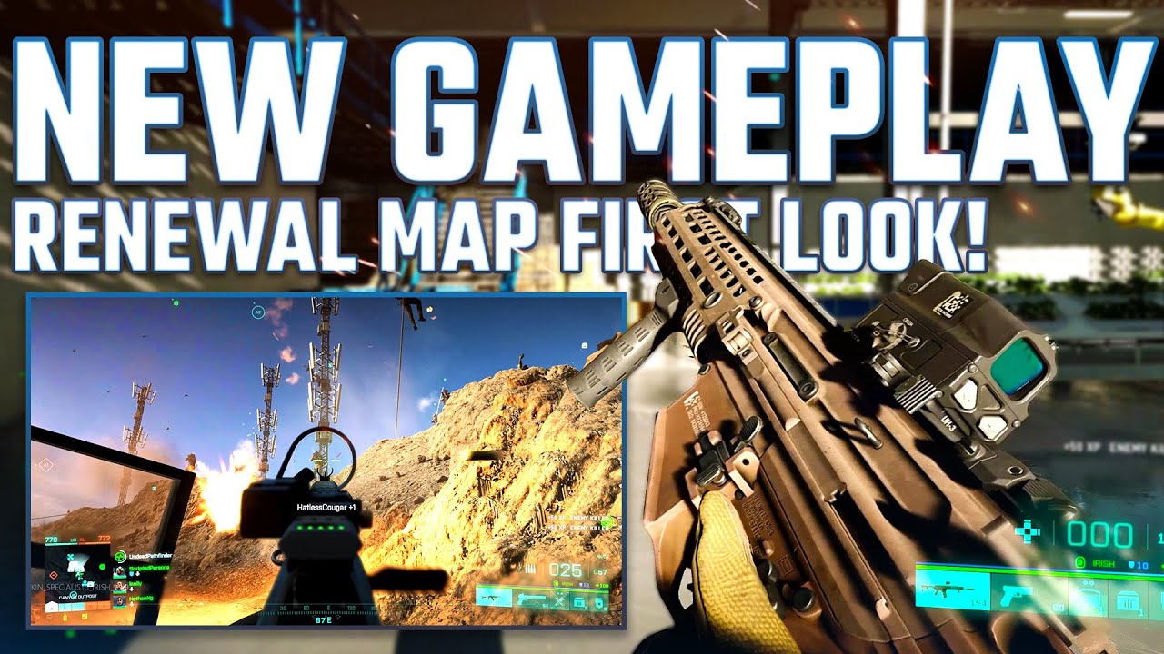 New Battlefield 2042 Gameplay! First Look at Renewal Multiplayer Map ...