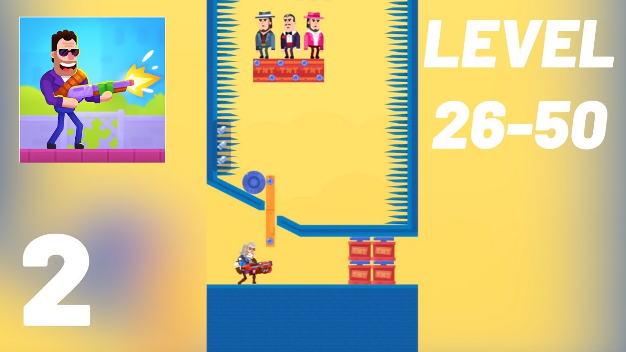Hitmasters Gameplay Shotgun Mode Level 26-50 Walkthrough Part 2 (iOS ...