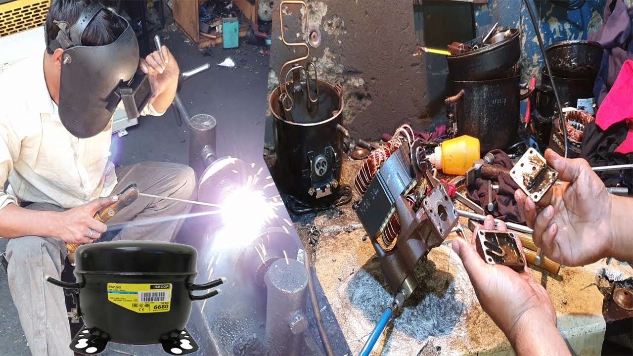 Fridge Compressor | How Engineer Intelligently Repair Refrigerator ...