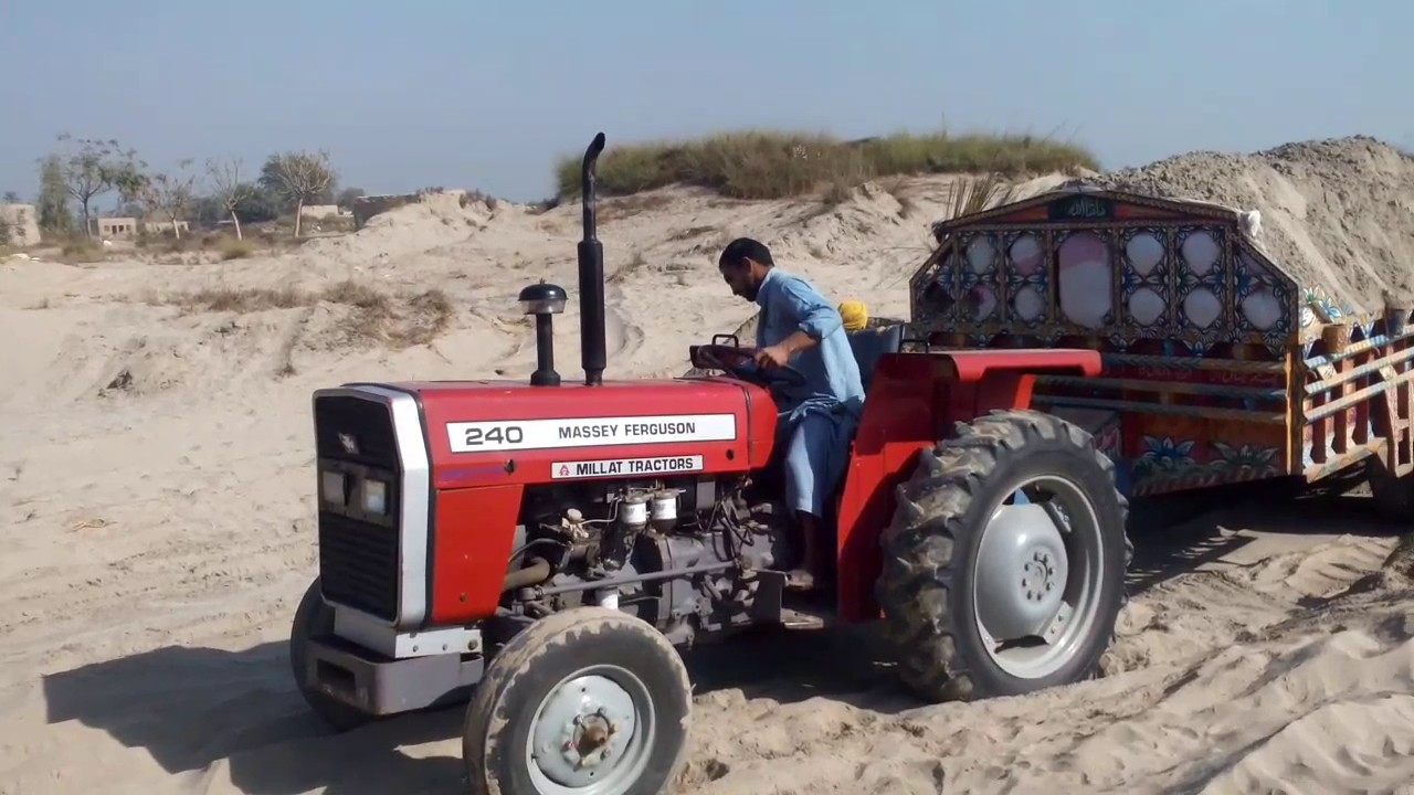 Pakistani tractor Massey Ferguson - YouTube
