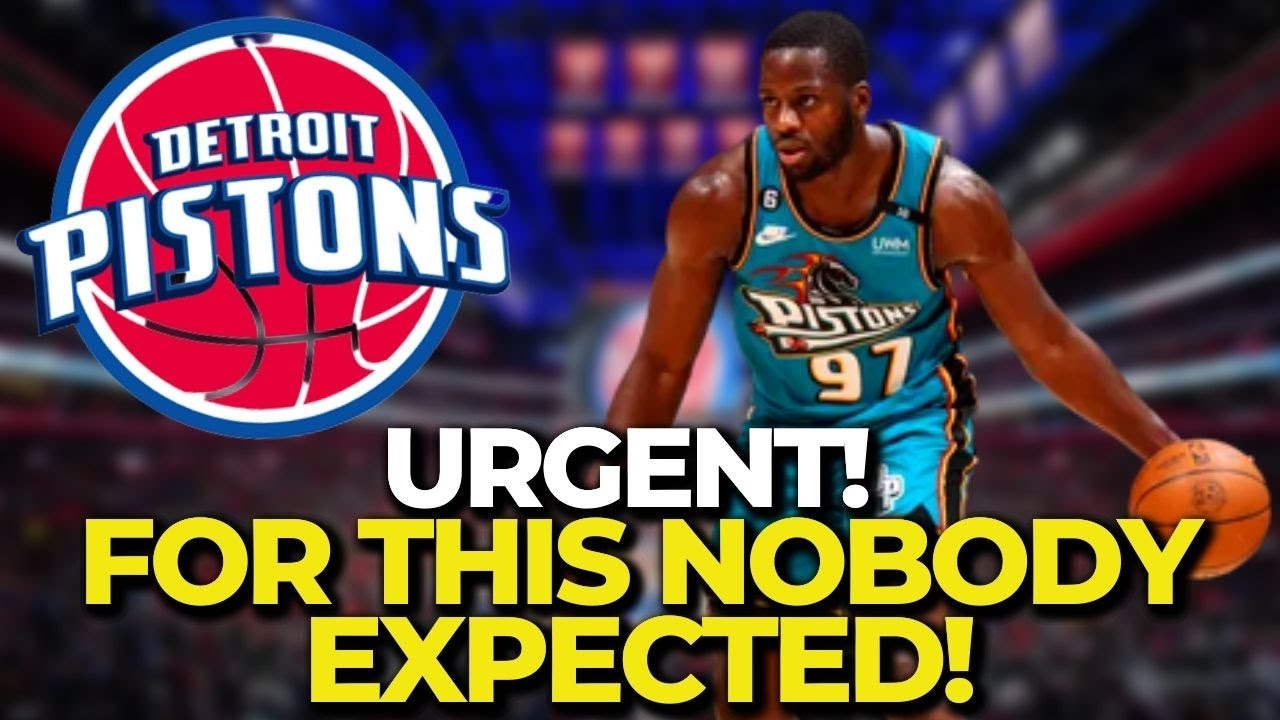 🚨 OH MY! ROCKED THE WEB! LATEST NEWS FROM DETROIT PISTONS! - YouTube