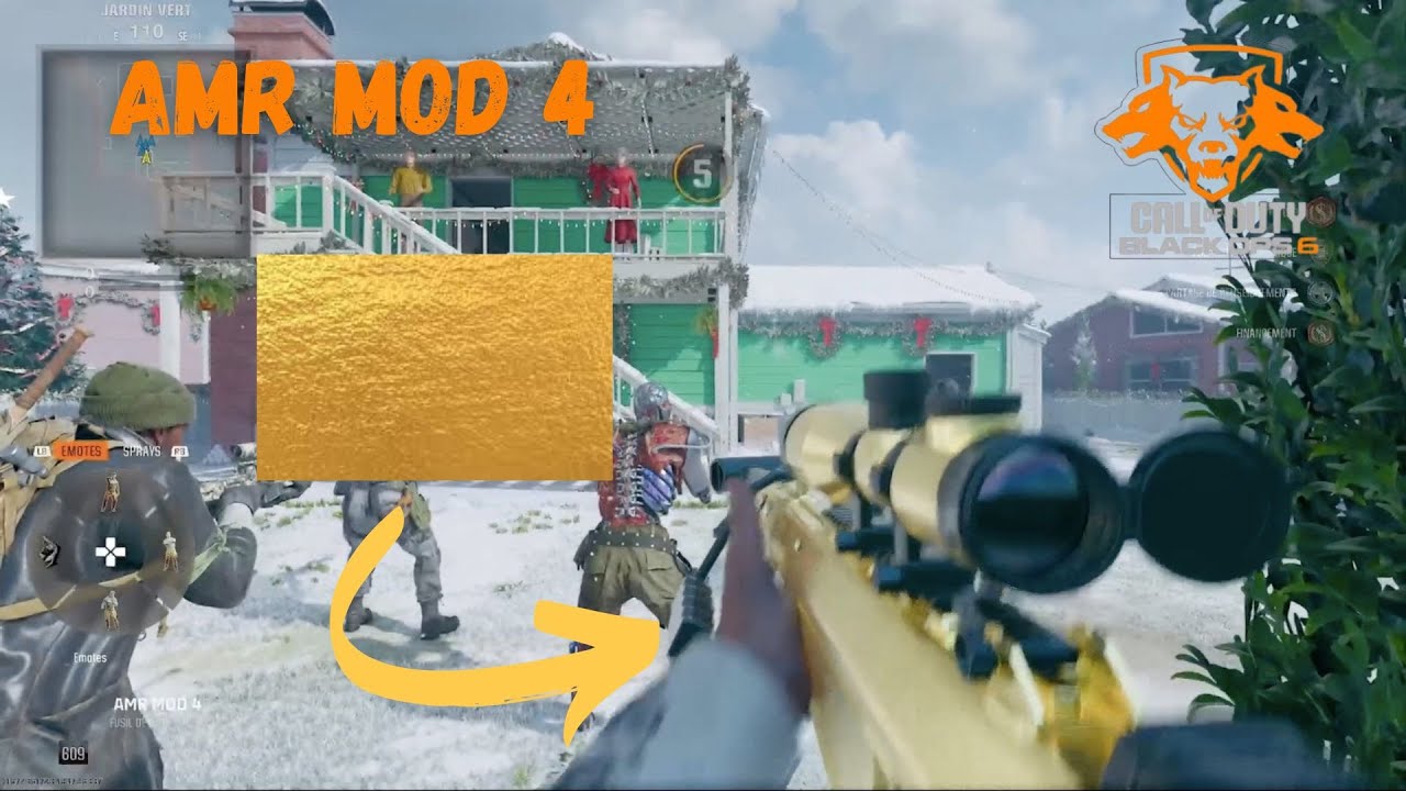 BO6 : RUSH GOLD : AMR Mod 4 (Barett) - YouTube