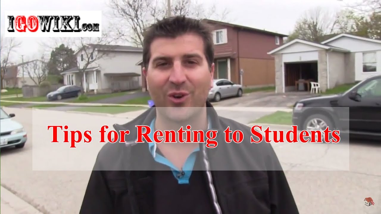 Tips for Renting to Students - YouTube