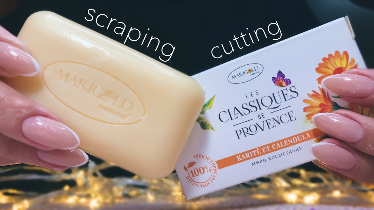 АСМР ⭐️ Різання & Шкрябання МИЛА 🧼 ASMR / Scratching Tapping Cutting ...