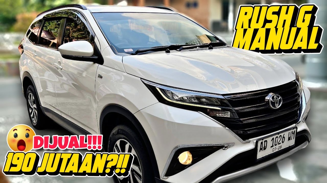 Mewah Dijual 190jutaan!! Mobil Keluarga RUSH Type G Tahun 2018 Mulus ...