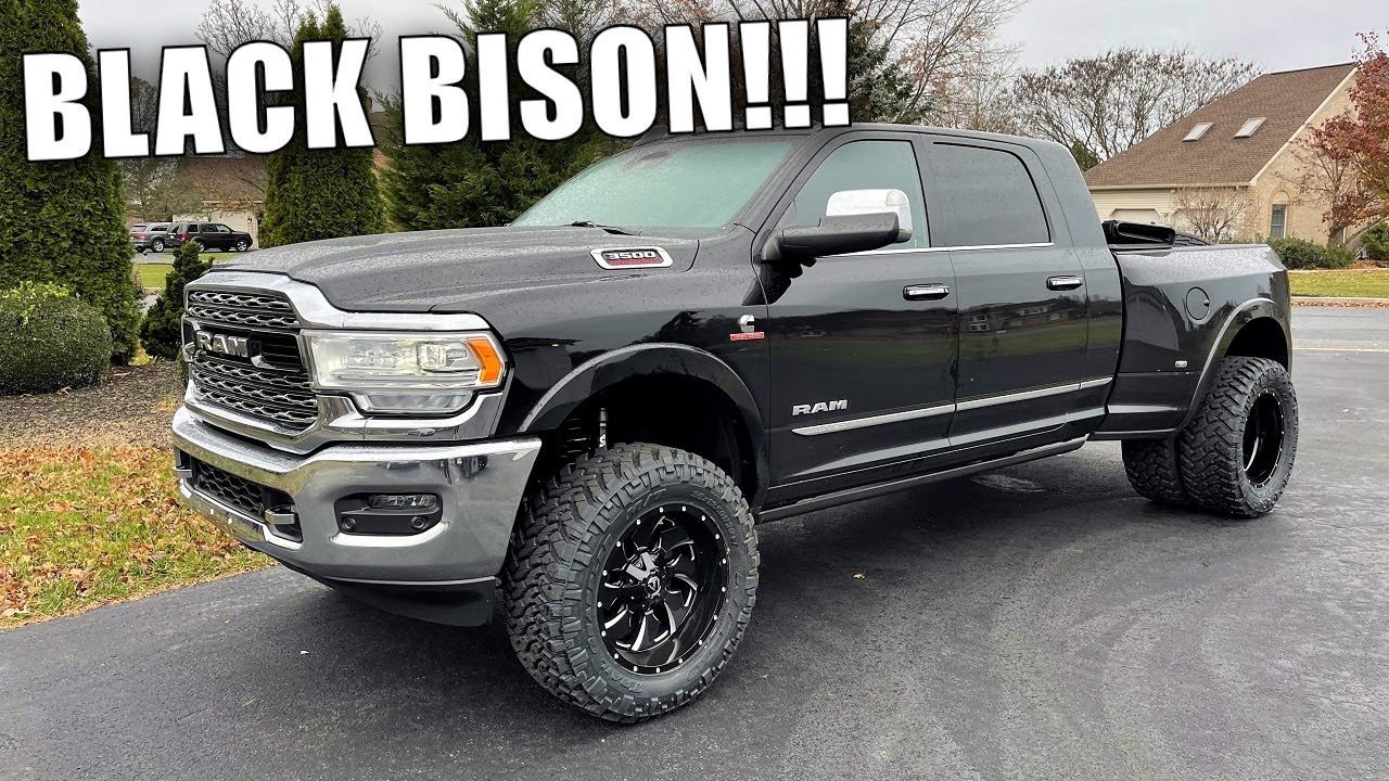 BLACK BISON (My 2020 Ram 3500 Limited) Gets a Leveling Kit and 35"Ss ...