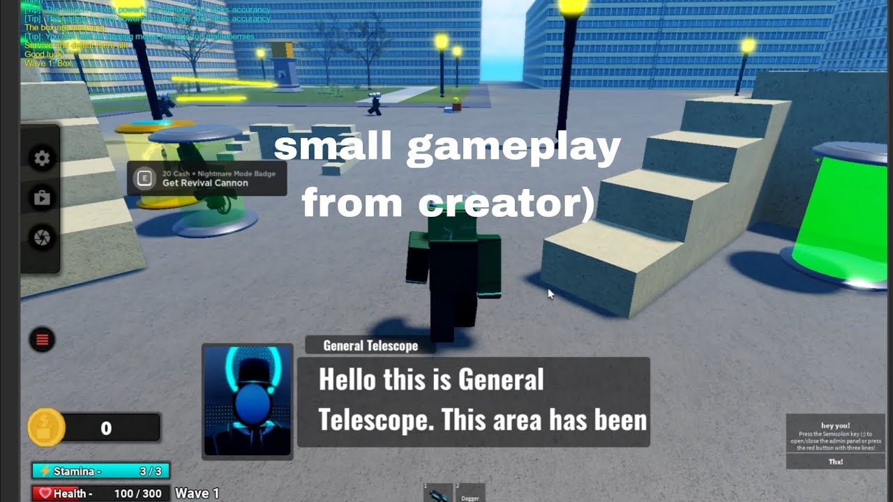 small gameplay from creator (super box siege defense) - YouTube