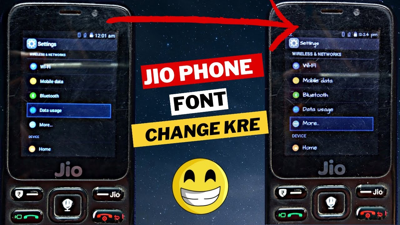 jio phone new update today 2023 | change font in jio phone |#viral # ...