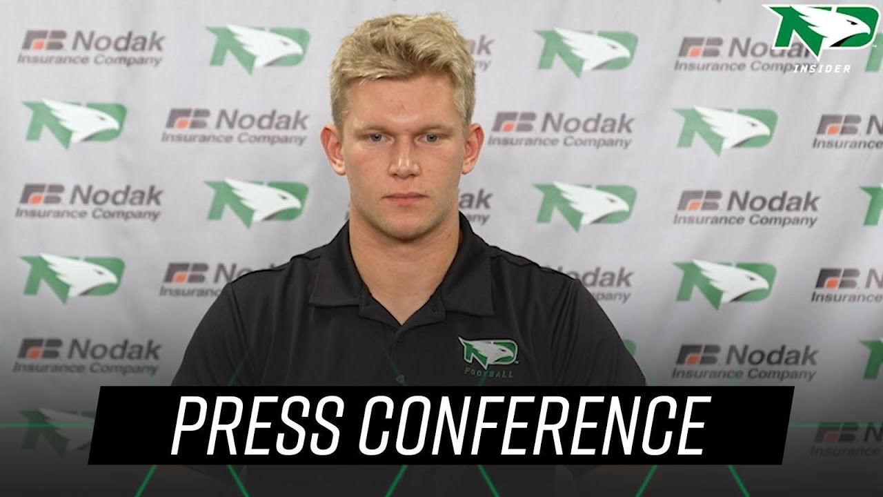 UND Football | Jaden Norby Weekly Press Conference | 10.2.23 - YouTube