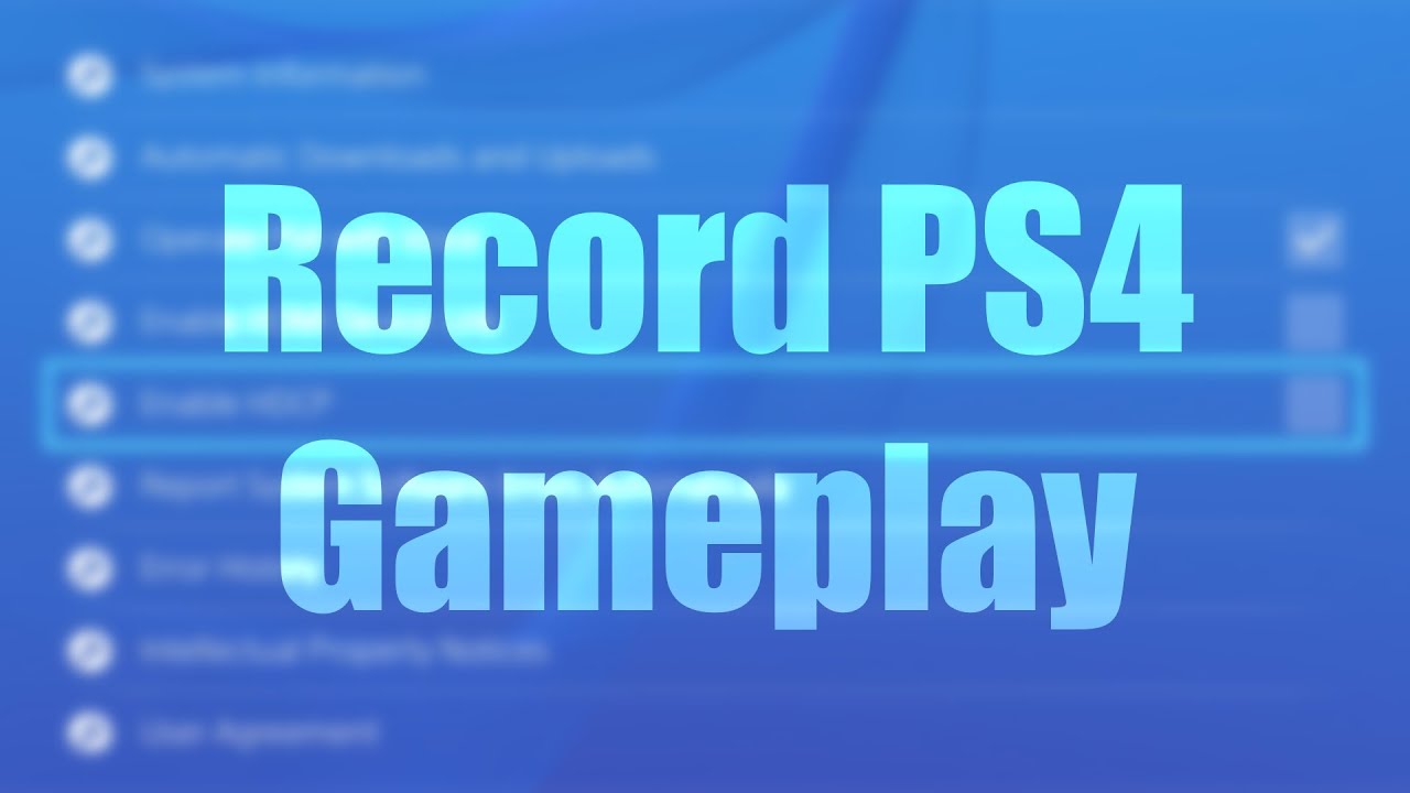 How to Record PS4 Gameplay with the Elgato Game Capture HD - YouTube