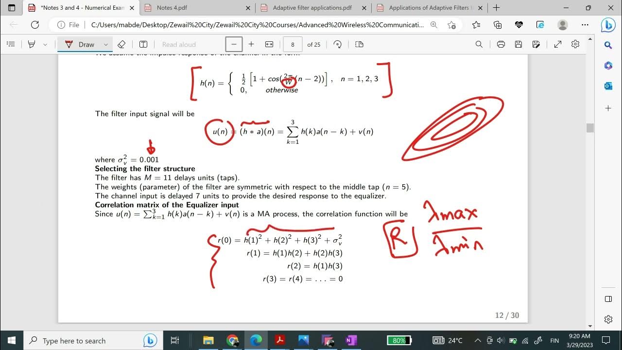 LMS Convergence and RLS Algorithm - YouTube