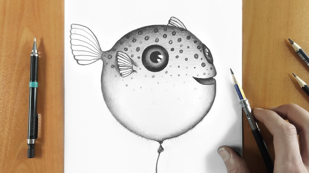 Funny fish drawing tutorial😸Easy fish drawing - YouTube
