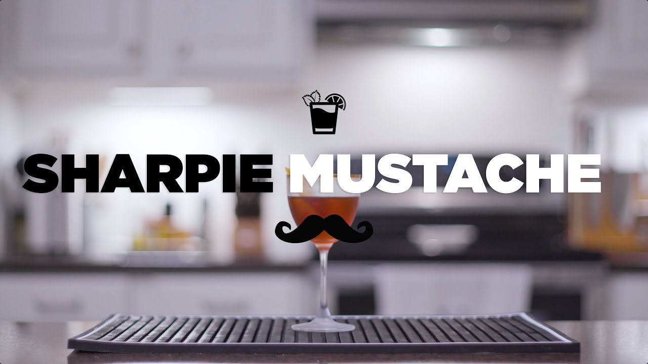 Sharpie Mustache - SOOOO MUCH BETTER than an Actual Mustache - YouTube