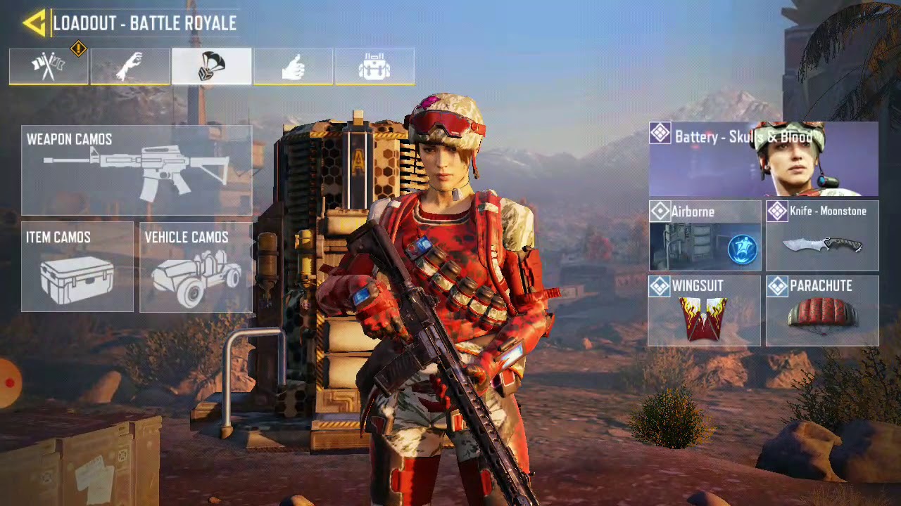 Finally unlocked battery skin Call of Duty - YouTube