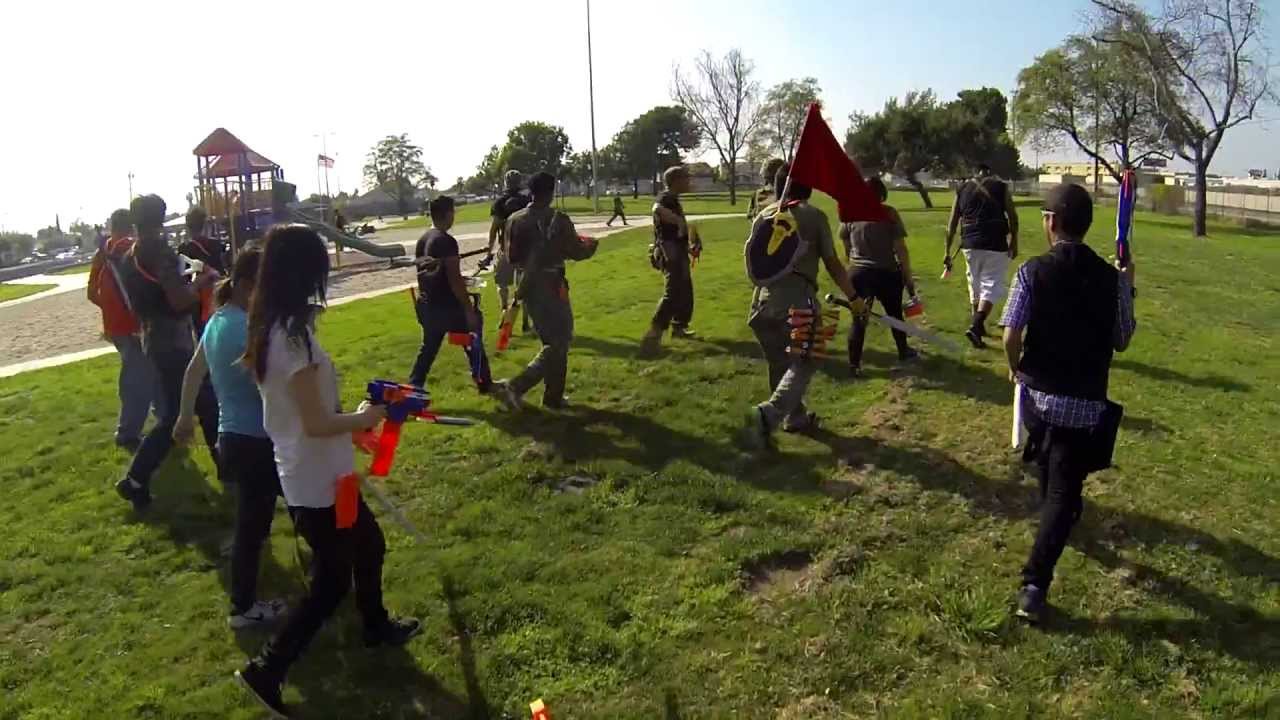 Humans vs. Zombies Mini Game 2 - Sh!t Hits the Fan/Reloading on the Run ...